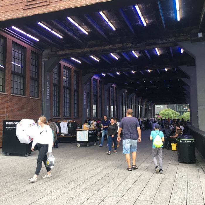 Walking the High Line Park in New York